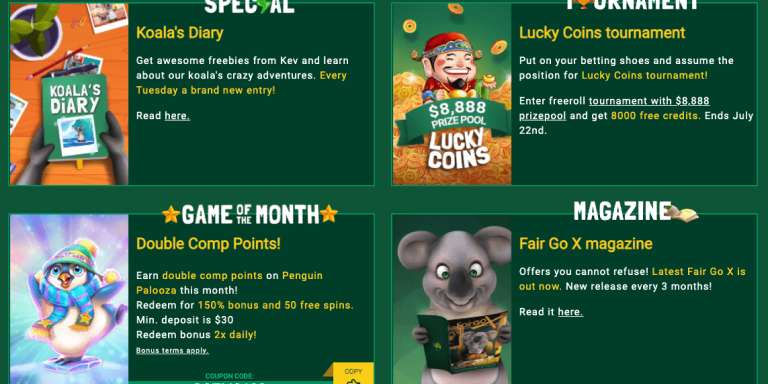 Fair Go Casino | Sign Up and Claim A$1000 Bonus